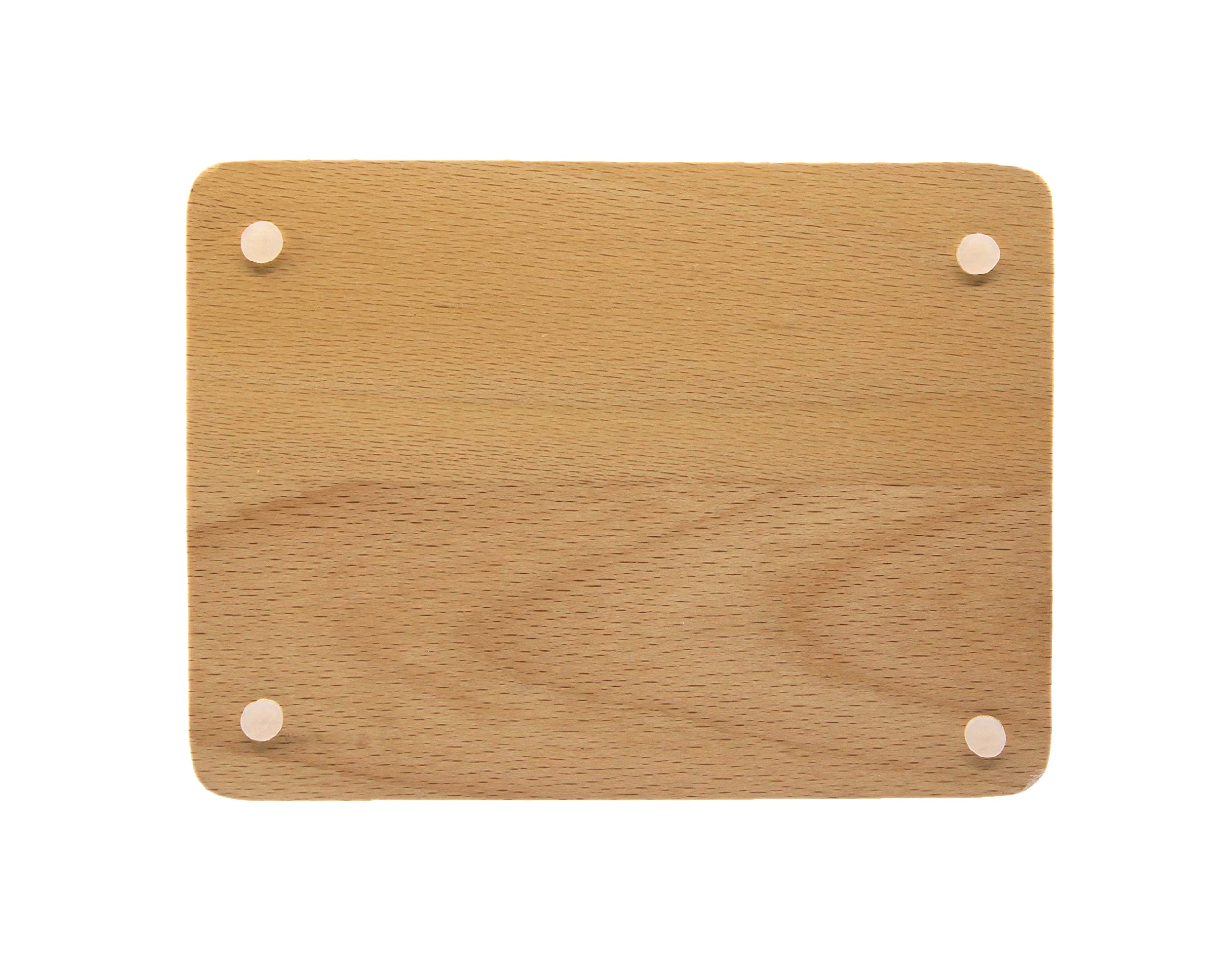 ZEESOON Beach Wooden Dual Cutting Board Rack Chopping Board Organizer Stand Holder Kitchen, Cutting Boards for Kitchen with Holder, Pantry Organization, Kitchen Cabinet Organizer