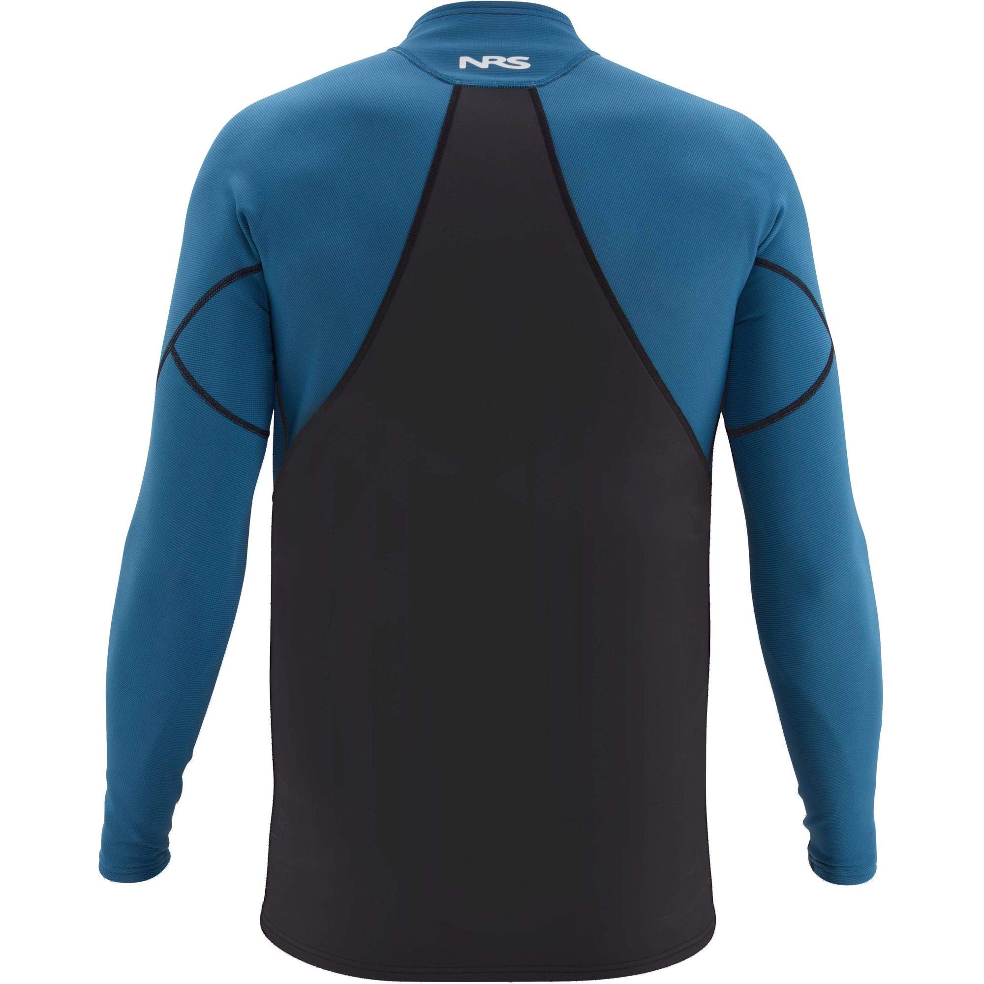 NRS Men's HydroSkin 1.0 Long Sleeve Shirt-Black-XL
