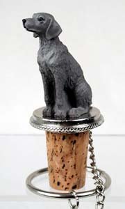 Weimaraner Bottle Stopper