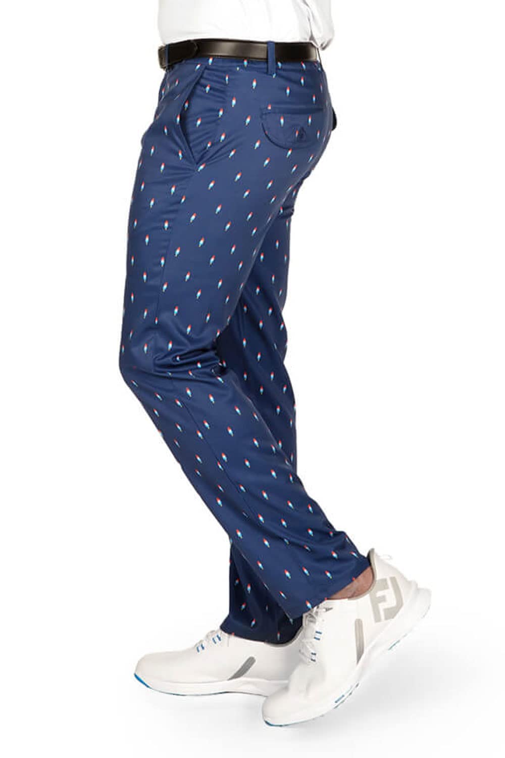 Tipsy Elves Men's Navy Blue Grand Finale Golf Pants Size Large