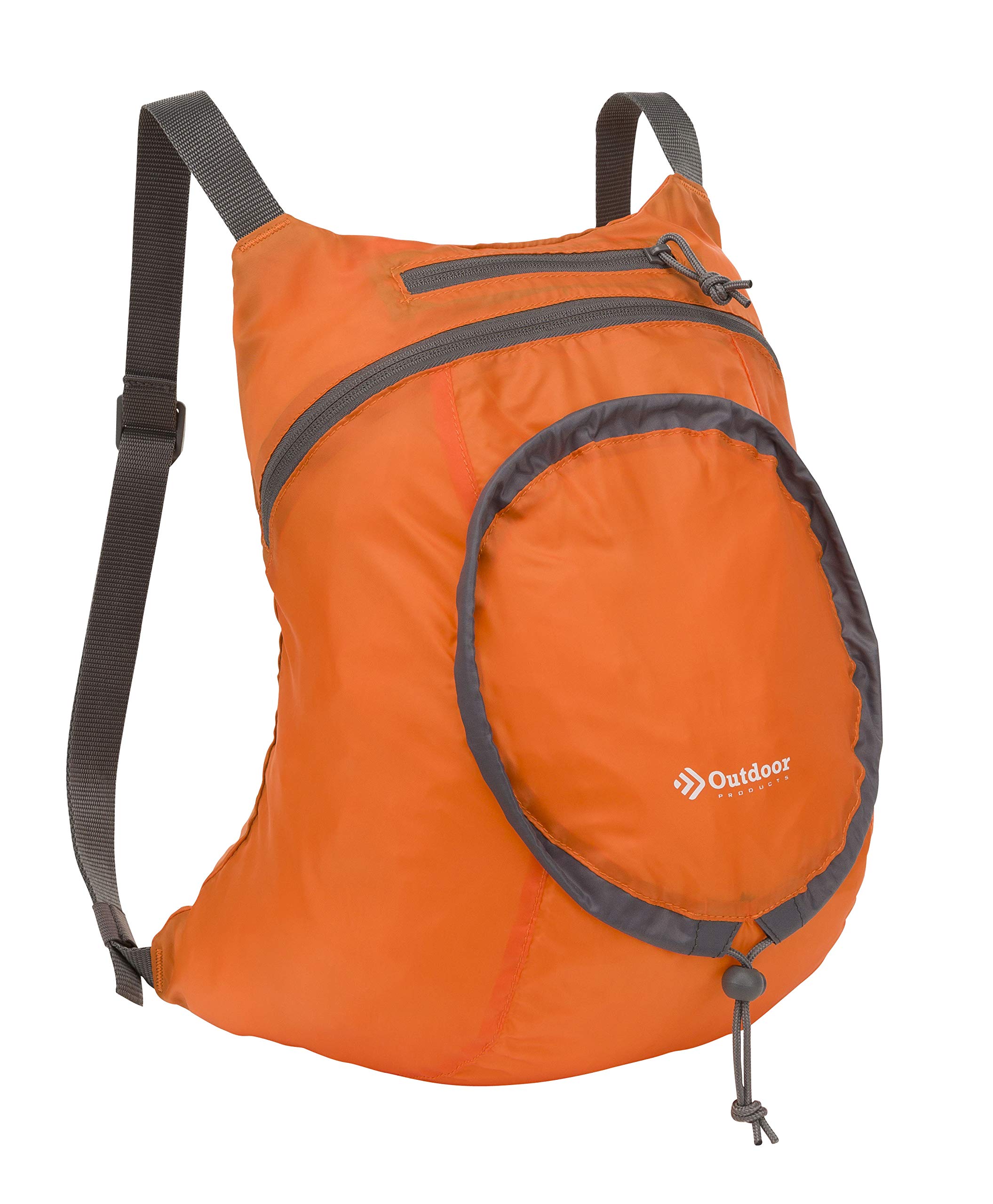 Outdoor Products Packable Day Pack, 14.9-Liter Storage (Harvest Pumpkin) (Harvest Pumpkin)