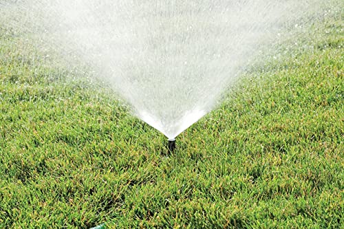 Rain Bird 1802HDSPRS Pressure Regulating (PRS) Professional Dual Spray Pop-Up Sprinkler, 180° Half Circle Pattern, 8' - 15' Spray Distance, 2" Pop-up Height