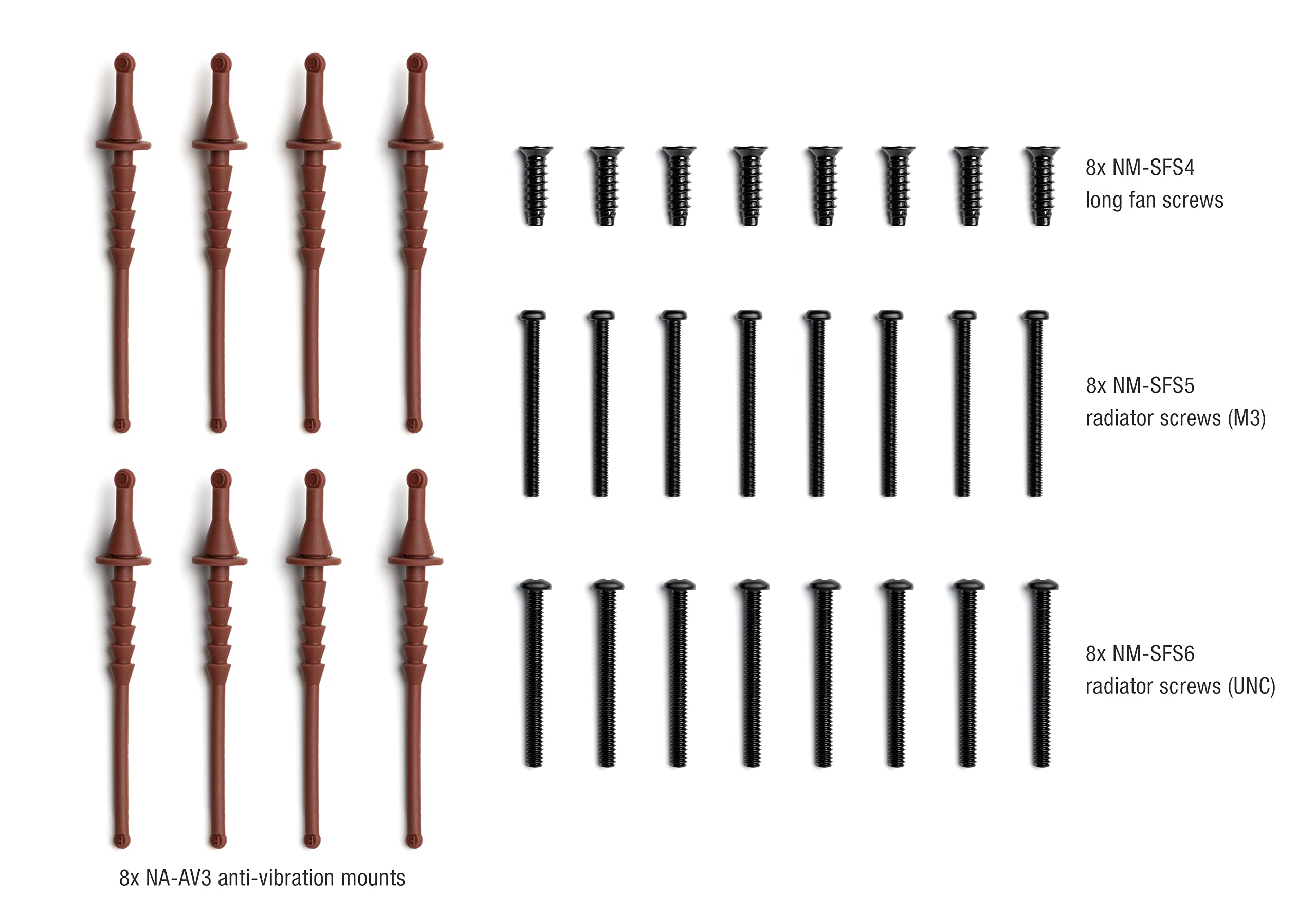Noctua NA-IS1-14 Sx2, Inlet Side Spacers for 140mm Fans