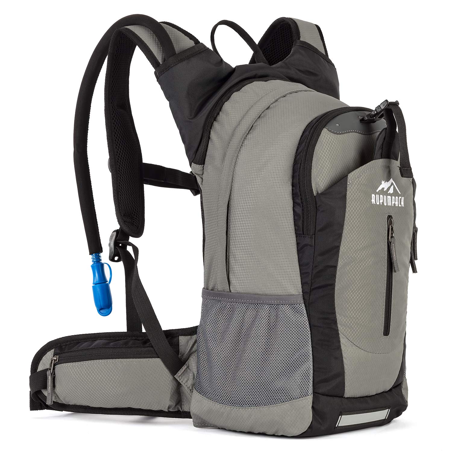 RUPUMPACK 18L Hiking Hydration Backpack - Insulated Hiking Backpack with 2.5L Water Bladder - Waterproof Water Backpack with Storage for Hiking