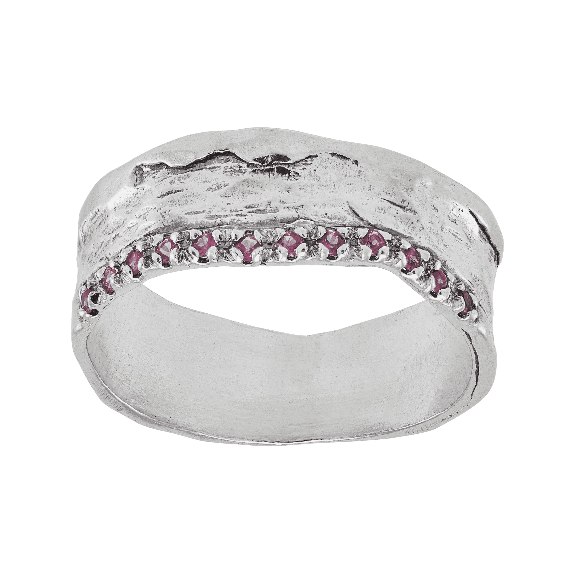 Silpada 'Take a Walk on the Wild Side' Ruby Ring in Sterling Silver, Size 7, Size 7