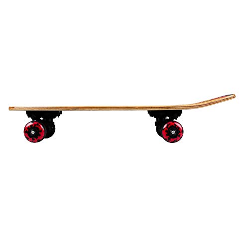 PlayWheels Ultimate Spider-Man 21" Kids Wood Cruiser Skateboard, Spider Block