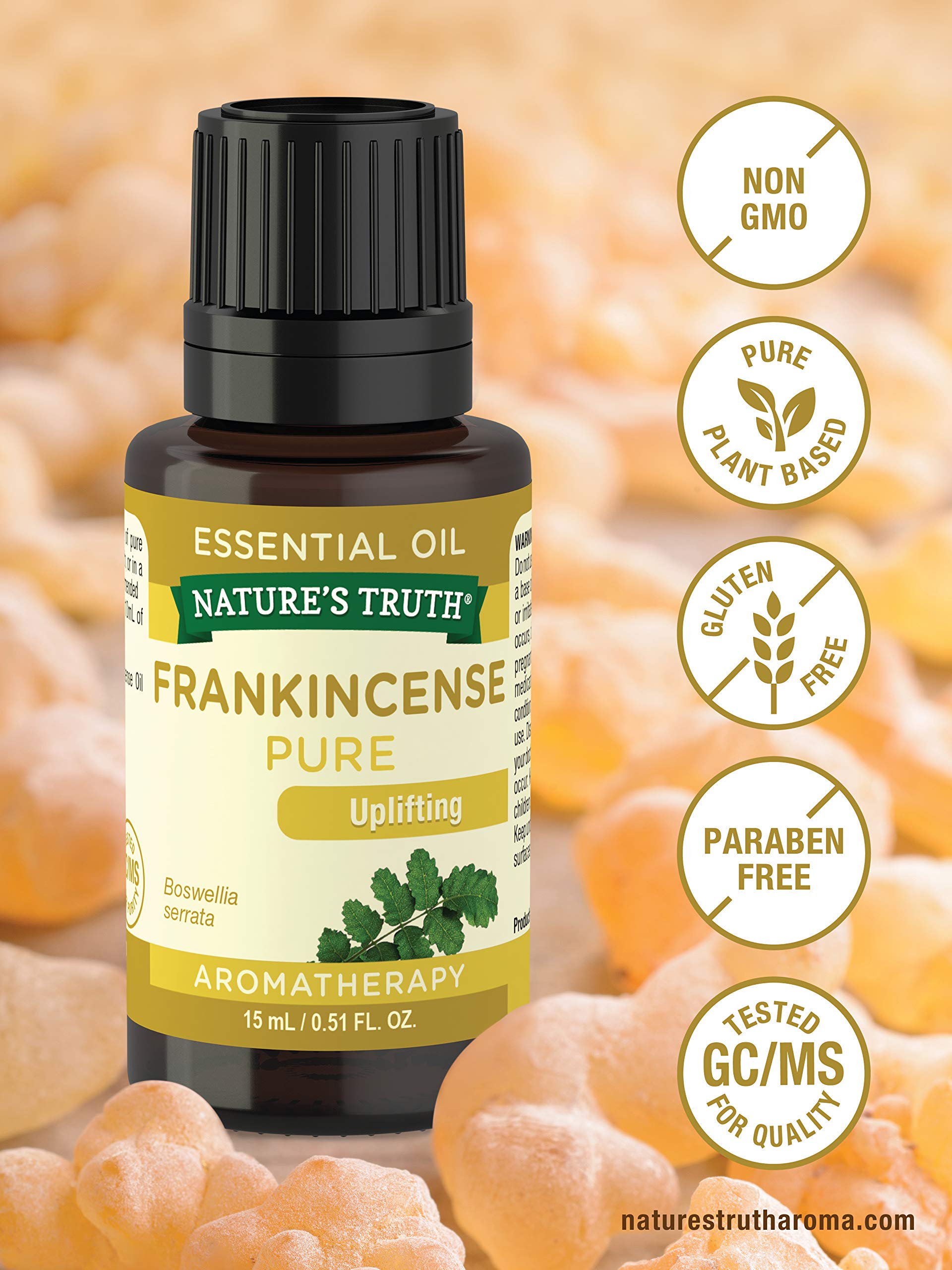 Nature's Truth Frankincense Aromatherapy Essential Oil, 0.51 Fl Oz