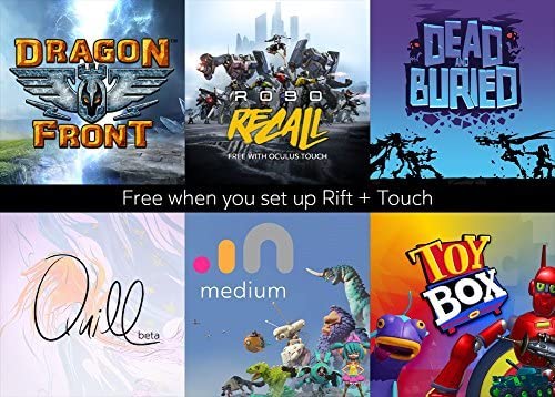 Oculus Rift + Touch Virtual Reality System - Headset / Controllers 301-00095-01