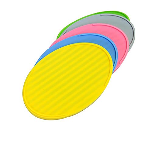 PLMM soap Box, 1Pcs Silicone Flexible Soap Dishes Holder Bathroom Soap Box Plate Tray Shower Sponge Shelf Drain Non Slip Storage Basket (Color : Pink)