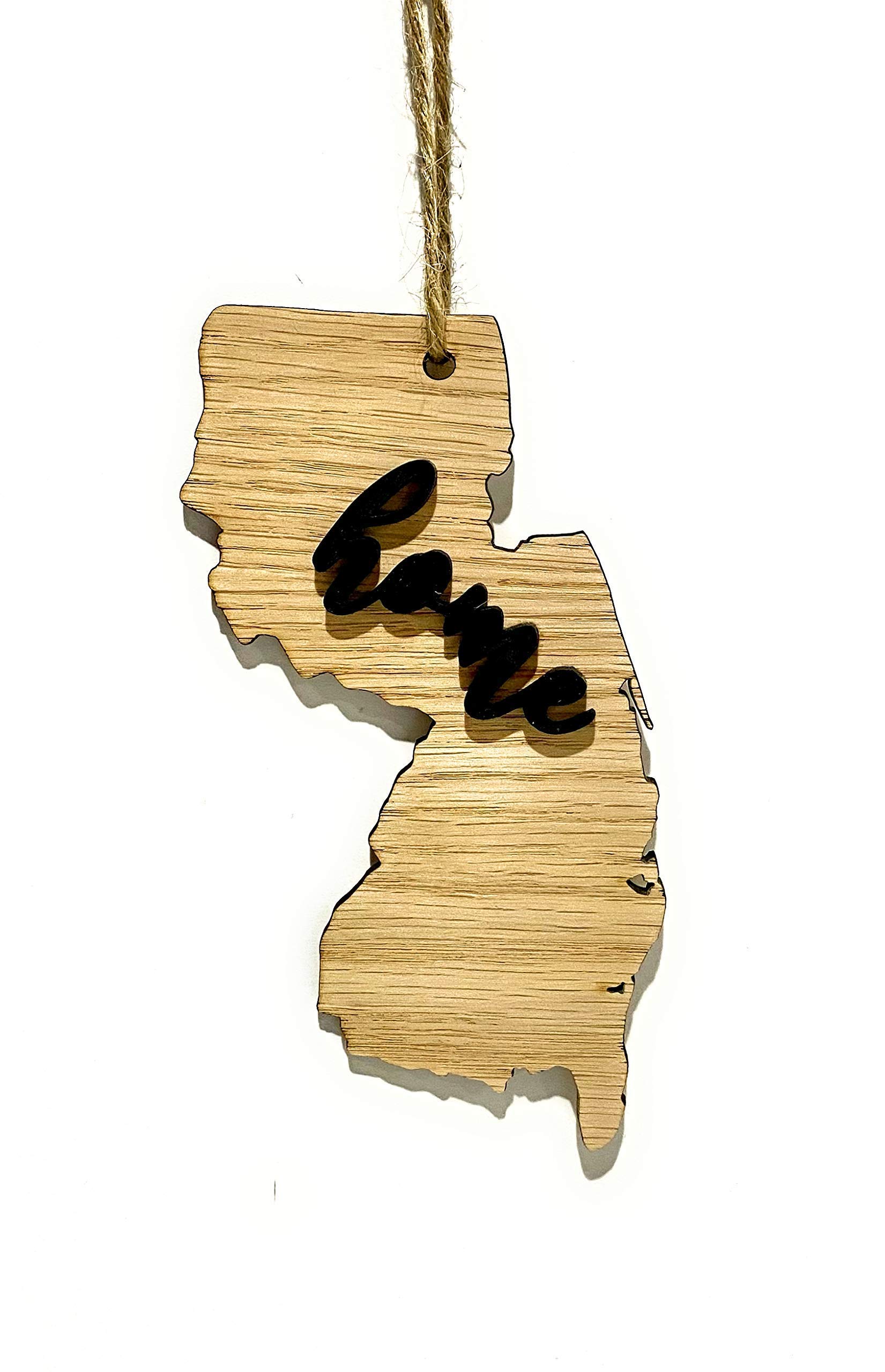New Jersey State Ornament Keepsake Decoration Holiday Gift Home Ornie Party Favor