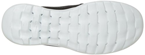 Skechers Performance Women's GO Walk Lite-Eclipse Boat Shoe,black/white,9 M US
