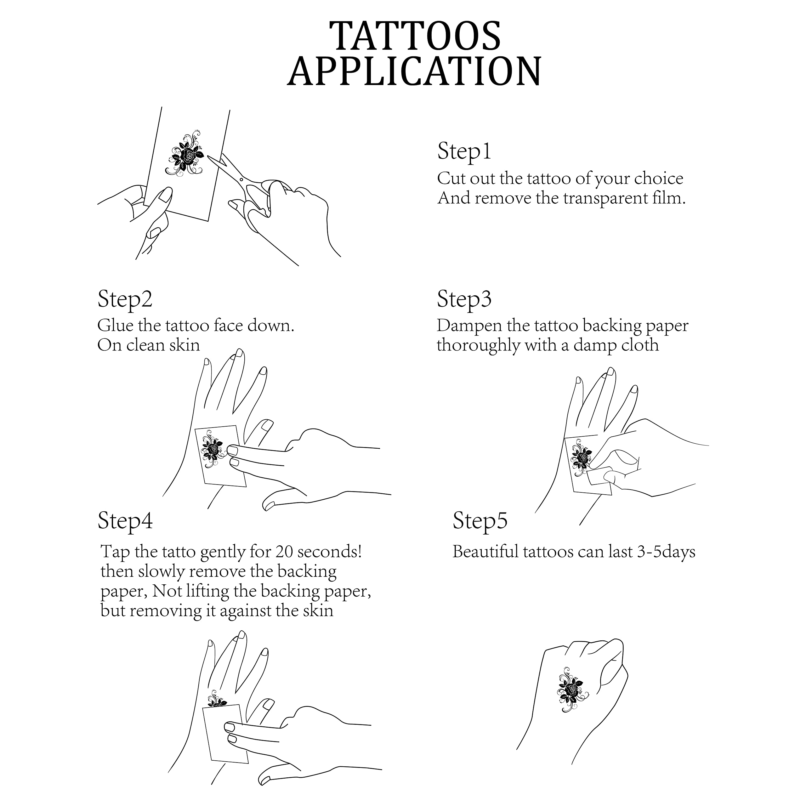 PUNKTUM Temporary Tattoos for Men and teens 12 sheets (L19“xW7”), Full Arm Temporary Tattoos for Halloween Realistic Sleeve Tattoos Waterproof and Long lasting
