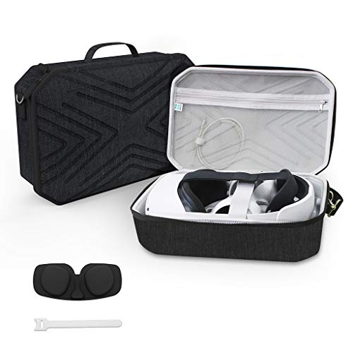 Protable Accessories for Oculus Quest 2 VR Headset Travel Carrying Case EVA Storage Bag for Oculus Quest2 VR Accessories