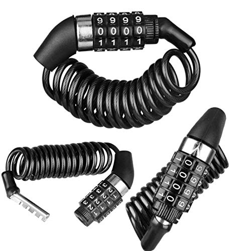 ZMYDZ Bicycle Lock Bike Password Lock Anti-Theft Combination Number Code Bicycle Lock Steel Cable Chain Security Safety Bike Access Bike Lock