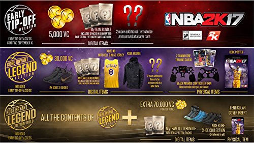 NBA 2K17 - Legend Edition - Xbox One