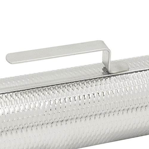 Mowind Stainless Steel Metal Guiro Percussion Instrument Musical Training Tool with Scraper
