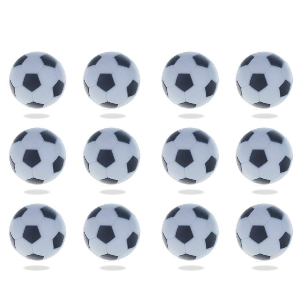PMLAND Foosballs for Tabletop Foosball Table Home Fun Play -Pack of 12, Size 32mm (1.25 Inch)
