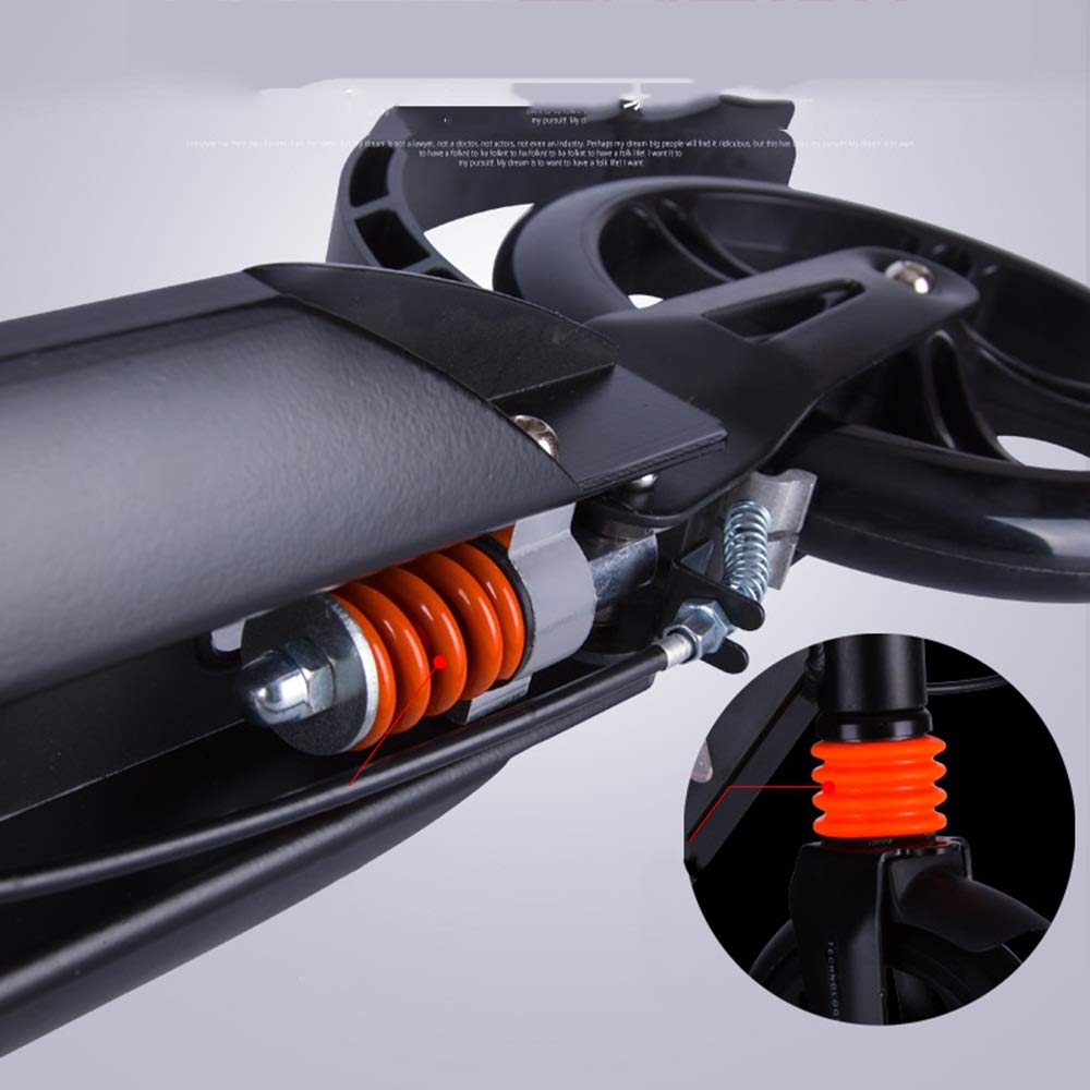 NAN City Convenient Life Scooter, Two-Wheel Folding Scooter, Adult Children Sliding Distance 10KM Non-Electric Disc Brake System