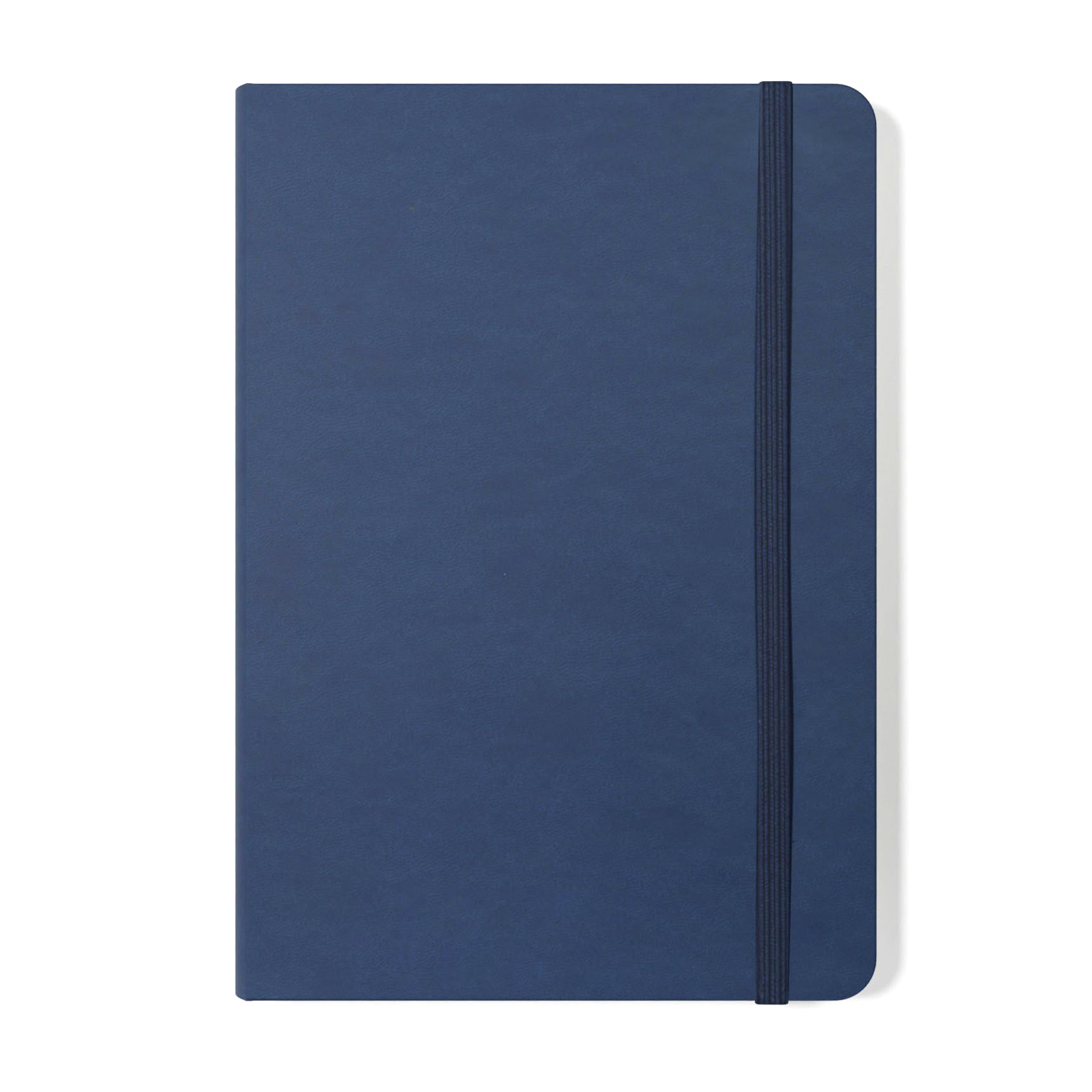 Silvine A5 Executive Hardback Notebook/Journal Blue. 160 Lined Pages of 90gsm Premium Ivory Paper, 197BL