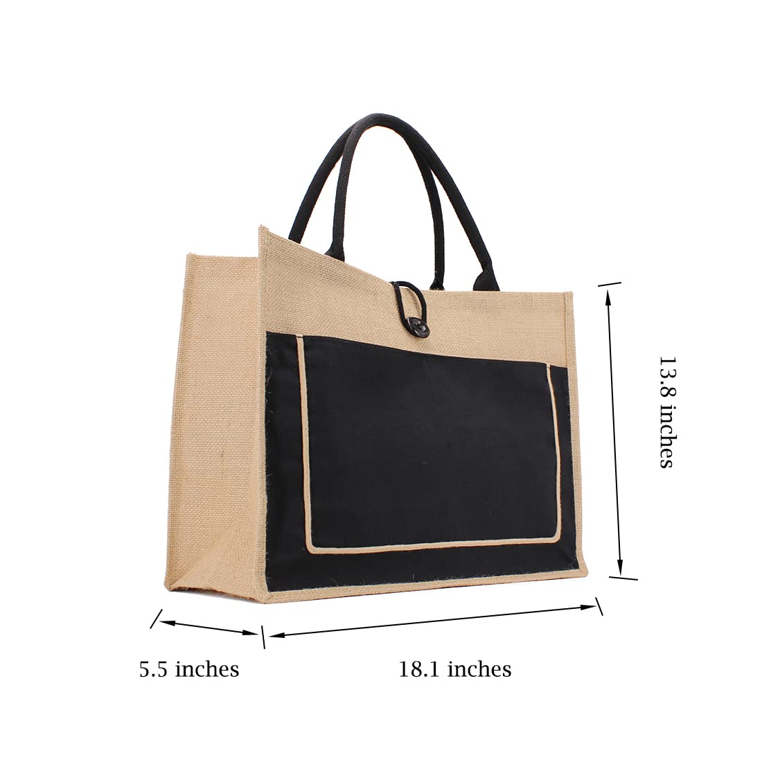 TANOSII Straw Beach Bag For Women Jute Handbag Handmade Woven Tote Bag With Tassel Colorful Large