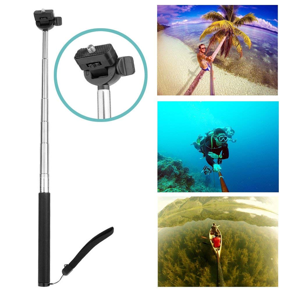 MRMASS Accessories for Gopro Hero 9 Gopro Hero 8 AKASO EK7000 Brave 4 Victure Crosstour Apeman VicTsing Action Camera Accessory Bundle with Case
