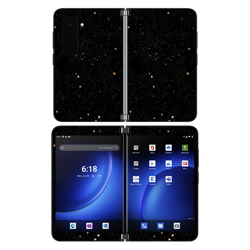 MightySkins Skin Compatible with Microsoft Surface Duo 2 - Deep Space | Protective, Durable, and Unique Vinyl Decal wrap Cover | Easy to Apply, Remove, and Change Styles | Made in The USA