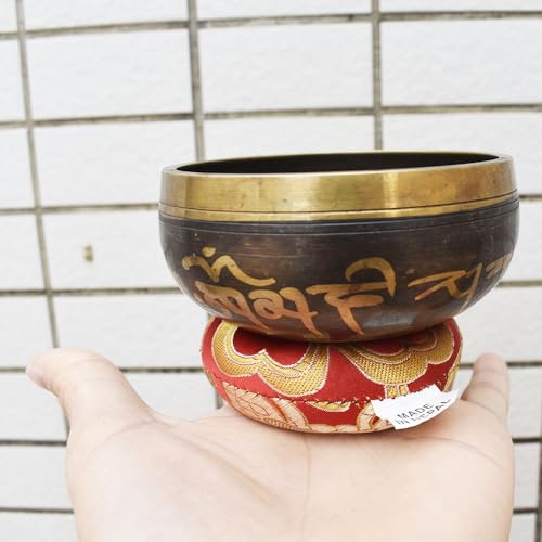 Singing Bowl Cushion Tibetan Bowls Round Pillow Ring Cushion (3.1)