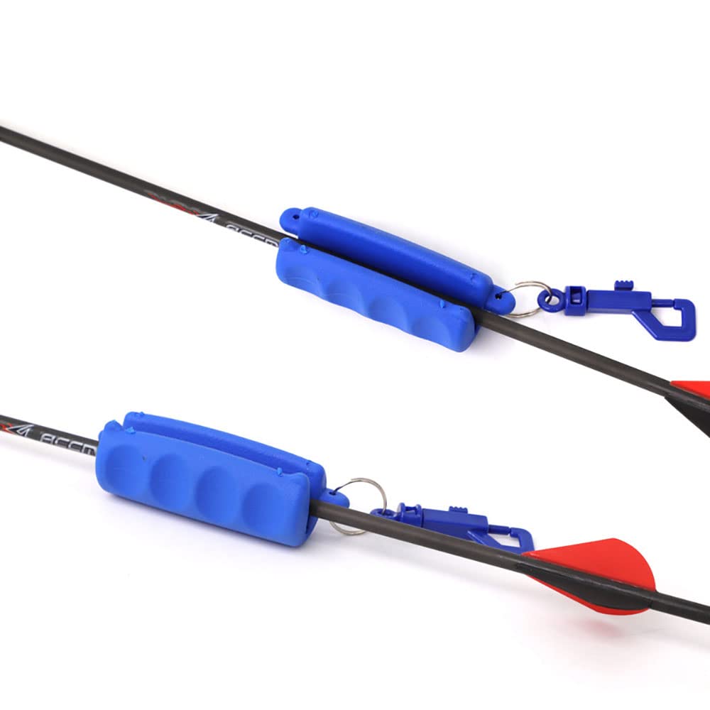 SQXBK Arrow Puller 2PCS Rubber Archery Arrow Remover Target Remover Clip with Belt Clip