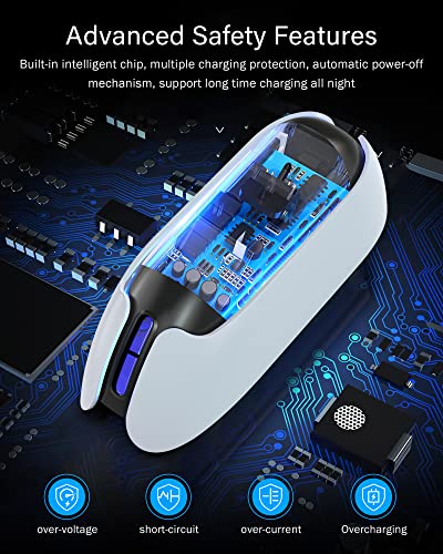 PS5 Controller Charger Station, PS5 Dual Sense Charging Stand with Fast, Safety Chip Protection, Play Station Charging Dock with LED Indicator, PS5 Accessories for DualSense Charging Station