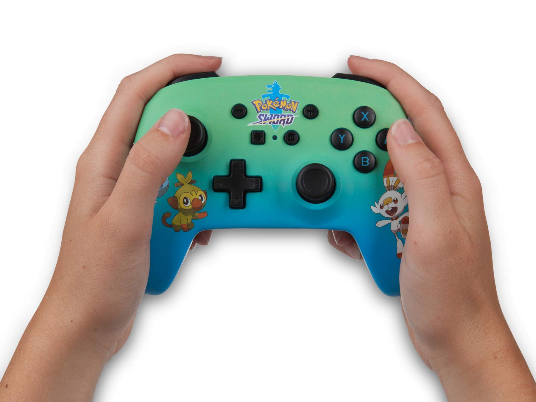 PowerA Enhanced Wireless Controller for Nintendo Switch - Pokémon Sword, Nintendo Switch Lite, Gamepad, game controller, Bluetooth controller, AA Battery