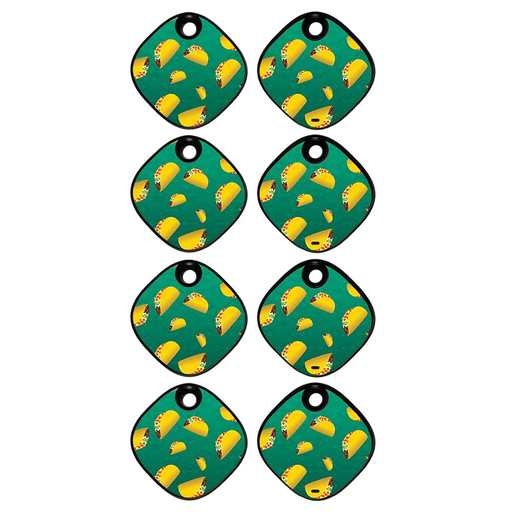 MightySkins Skin Compatible with Samsung Galaxy SmartTag (4 Pack) - Tacos | Protective, Durable, and Unique Vinyl Decal wrap Cover | Easy to Apply, Remove, and Change Styles | Made in The USA