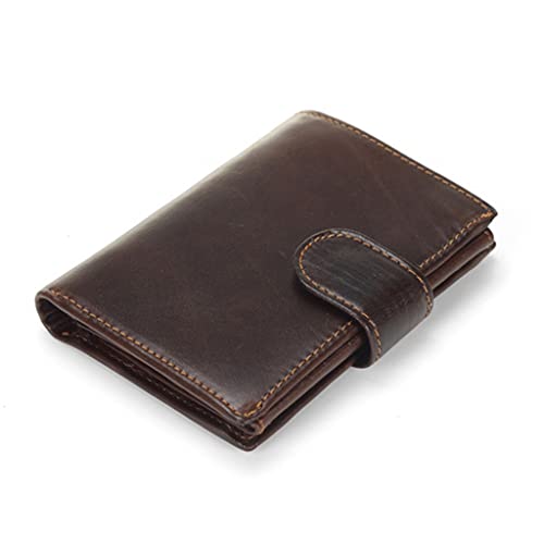 ZCMEB Men's Wallet Clutch Buckle Short Wallet