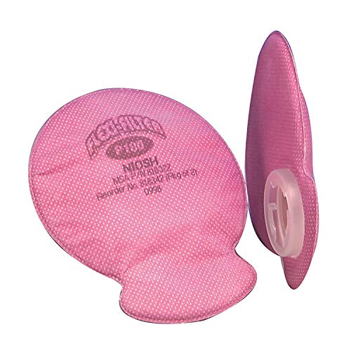 MSA 818342 Advantage Respirator Flexi-Filter - P100, Quantity: 2 per pack, Air-Purifying Respirator Pad, Cartridges Accessory, Air-Purifying Respirator Attachment, Long-Lasting Respiratory Protection