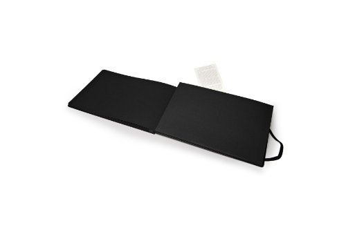 Moleskine Art Black Page Album, Hard Cover, A4 (8.25" x 11.75") Plain/Blank, Black, 32 Pages