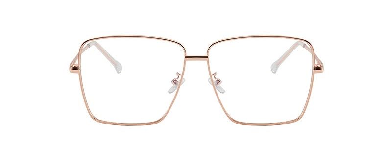 PARWANA Reading Glasses Eyeglasses Square Computer Readers Blue Light Blocking Anti Glare Oversized Flat Light Mirror (Color : C3, Size : +250)
