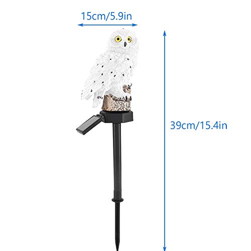 Pasamer Solar Powered Lamp,Solar Powered Waterproof Garden Light Outdoor Lawn Lamp for Home Garden Lighting(White)