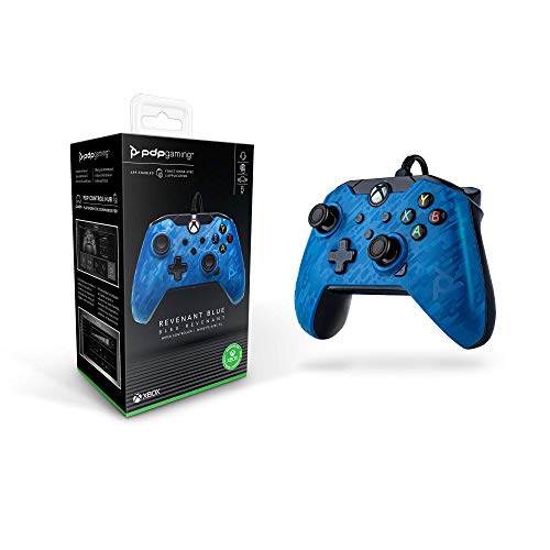 PDP Gaming Wired Controller: Revenant Blue - Xbox