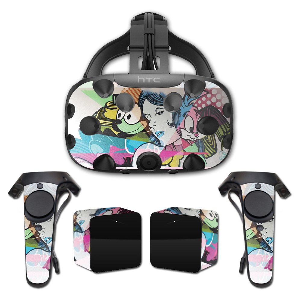 MightySkins Skin Compatible With HTC Vive Full Coverage - Bunny Blues | Protective, Durable, and Unique Vinyl Decal wrap cover | Easy To Apply, Remove, and Change Styles | Made in the USA