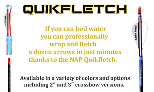 New Archery Products Quikfletch W/G/G Twister Fletch for Crossbow (3-Pack), 3-Inch