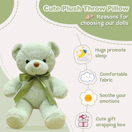 VYUSIT Teddy Bear Stuffed Animals 13.4" Soft Cuddly Stuffed Plush Teddy Bear Cute Plush Toys for Birthday Christmas New Year Valentineās Day Wedding Party