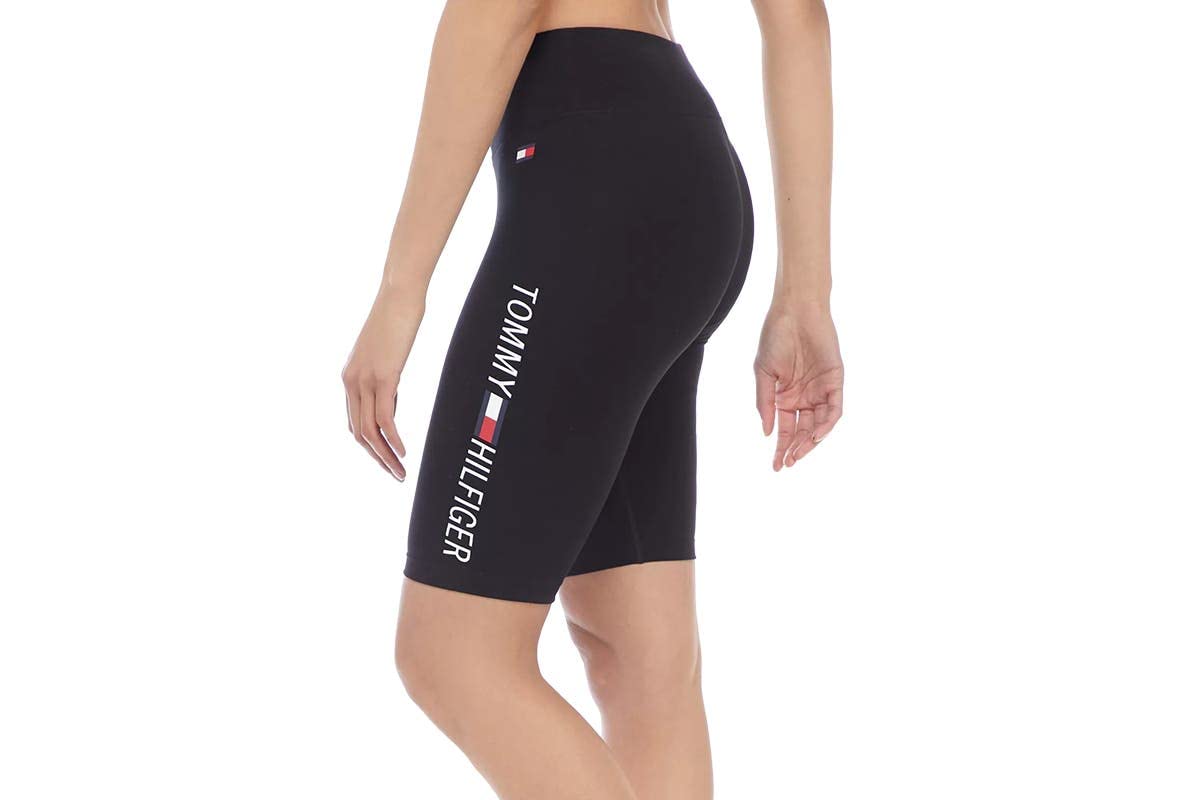 Tommy Hilfiger Sport Womens Sport Bike Short,Rich Red,M