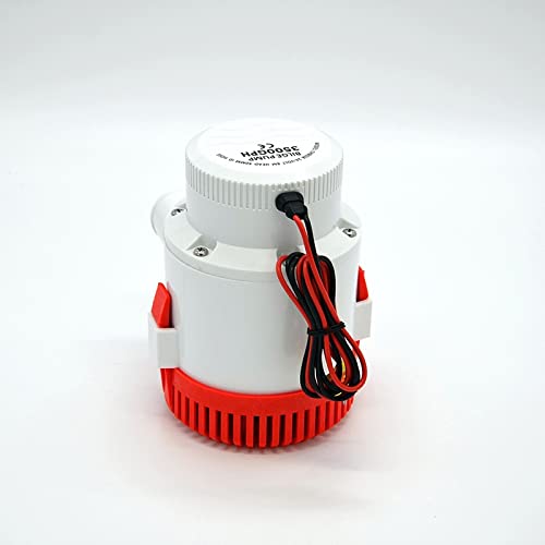 XuuSHA Hand Bilge Pump Dc 12v/24v Bilge Pump 3700GPH Electric Water Pump Bilge Pump Automatic (Voltage : 24V)