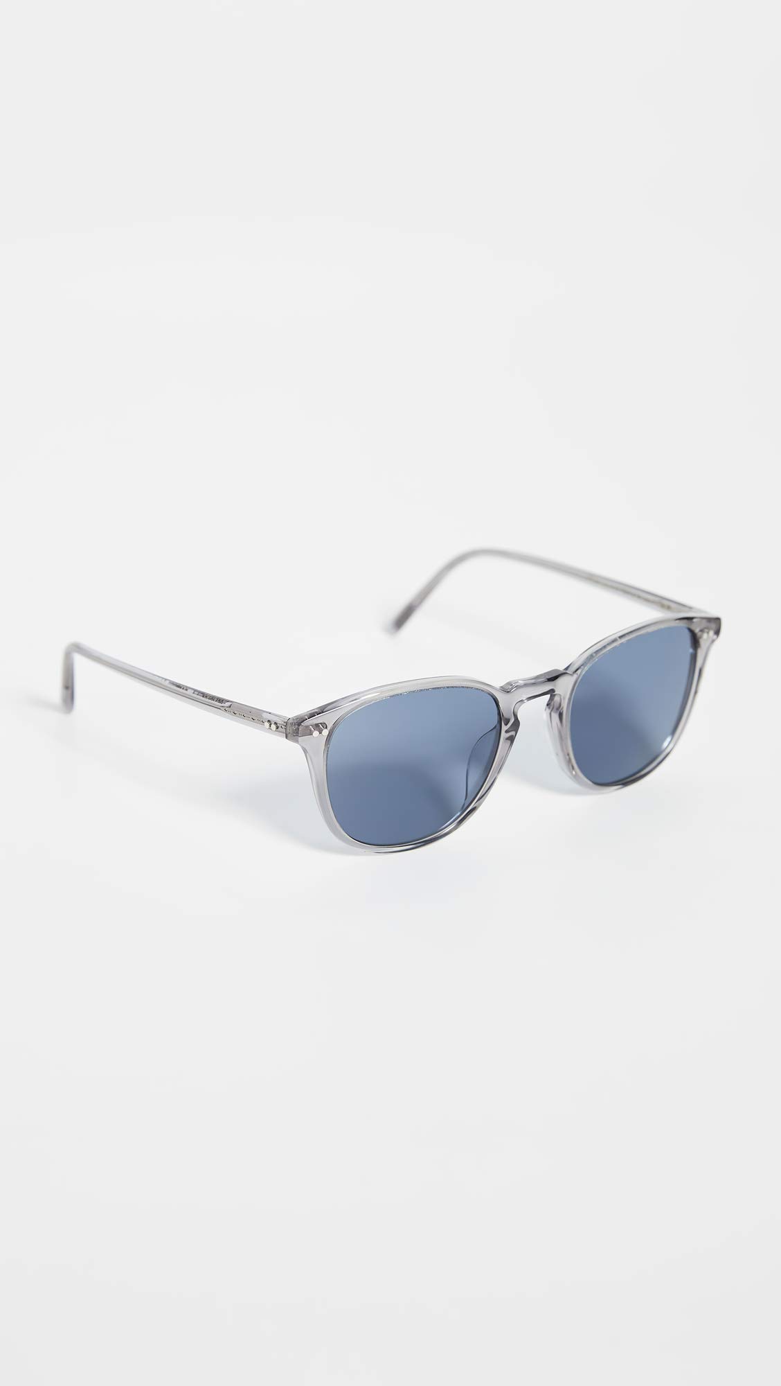 Oliver Peoples Eyewear Men's Forman LA Polarized Sunglasses, Workman Grey/Blue Polar, One Size