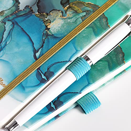 Pocket Planner/Calendar 2023-2026 - Monthly Pocket Planner/Calendar with 63 Notes Pages, Jul. 2023 - Jun. 2026, 3.8" x 6.4", 3 Year Monthly Planner with Inner Pocket + Pen Hold - Teal Waterink