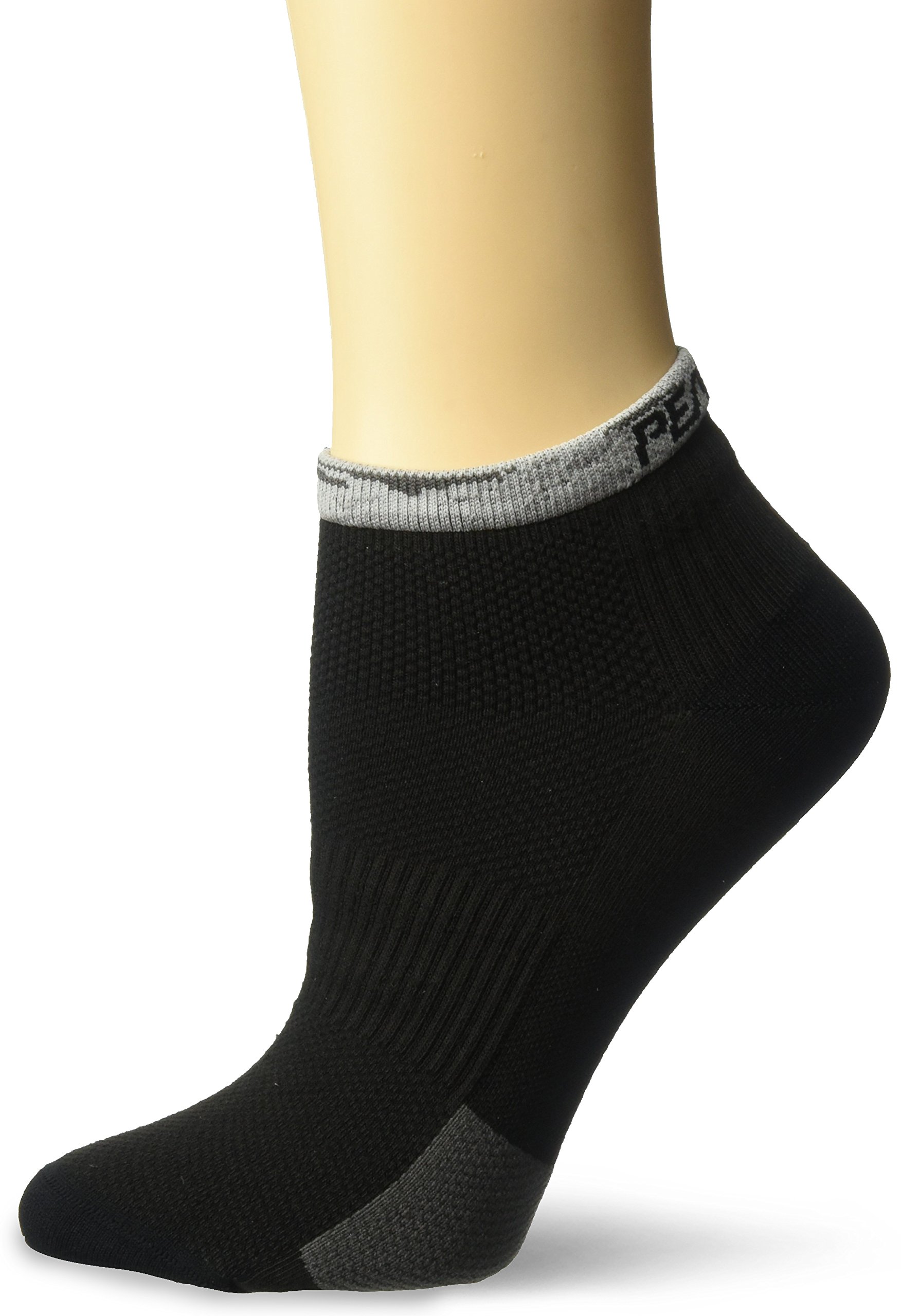 PEARL IZUMI Women's Elite Low Socks, Smoked Pearl Vista, Medium