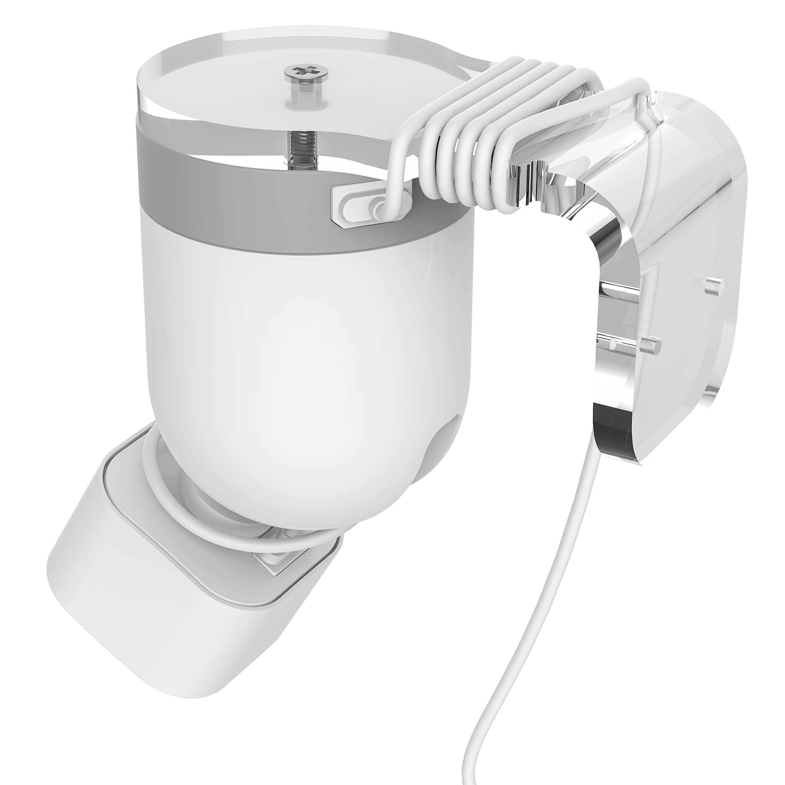Wall Mount for Blink Mini Pan-Tilt Camera, Acrylic Wall Mount Bracket/Holder, Easy to Install(3M Adhesive Mount or Screws Installation) (Acrylic Transparent)