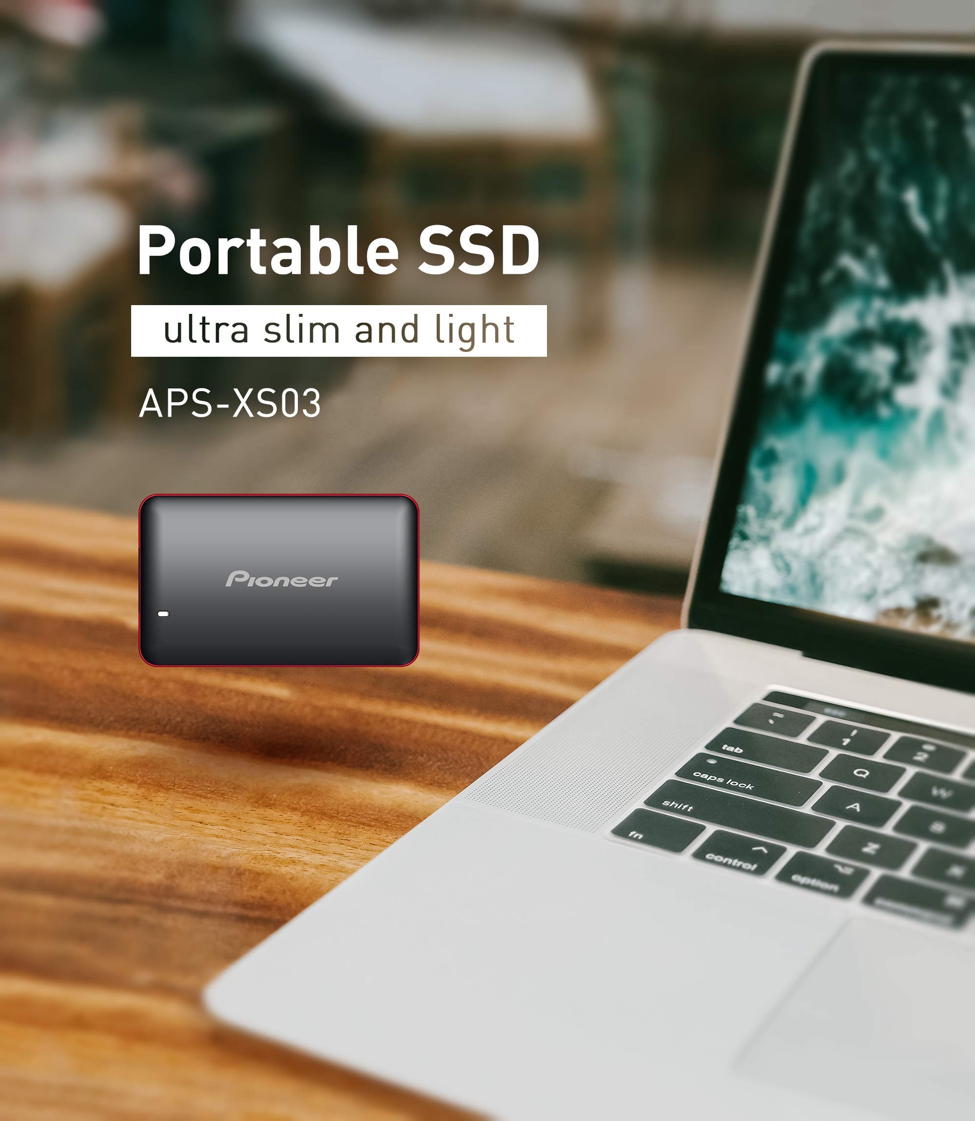 PIONEER 3D NAND External SSD(240 GB)-Portable Solid State Drive USB 3.1 Gen 1 (APS-XS03-240)