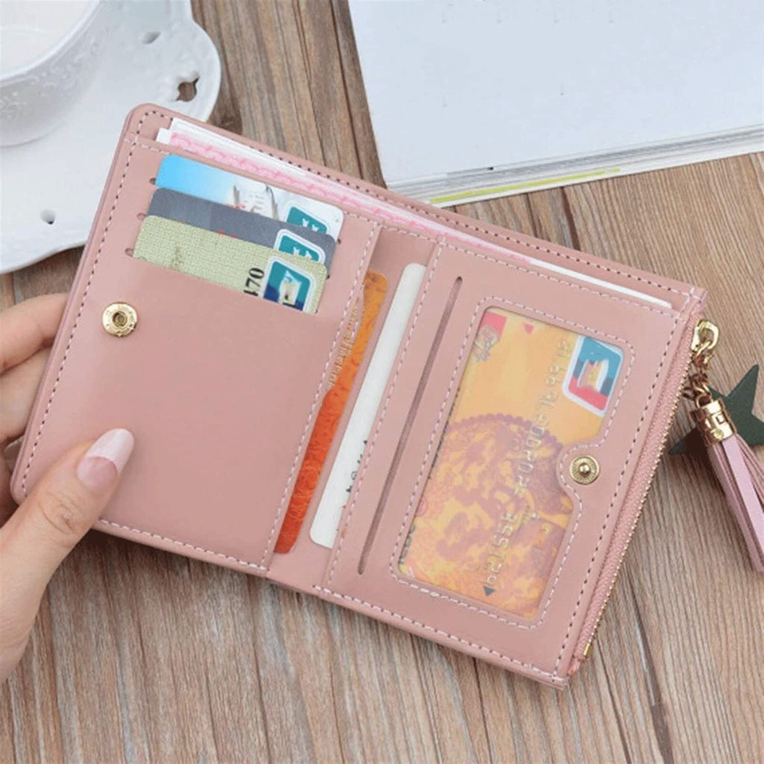 XYJHQEYJ Women's Wallets, Card Cases & Money Organizers, Leather Wallets