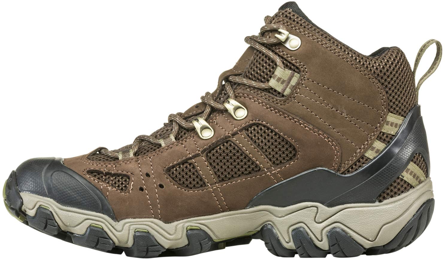 Oboz Bridger Vent Mid B-Dry Slate Brown/Mayfly Green 8 D (M)