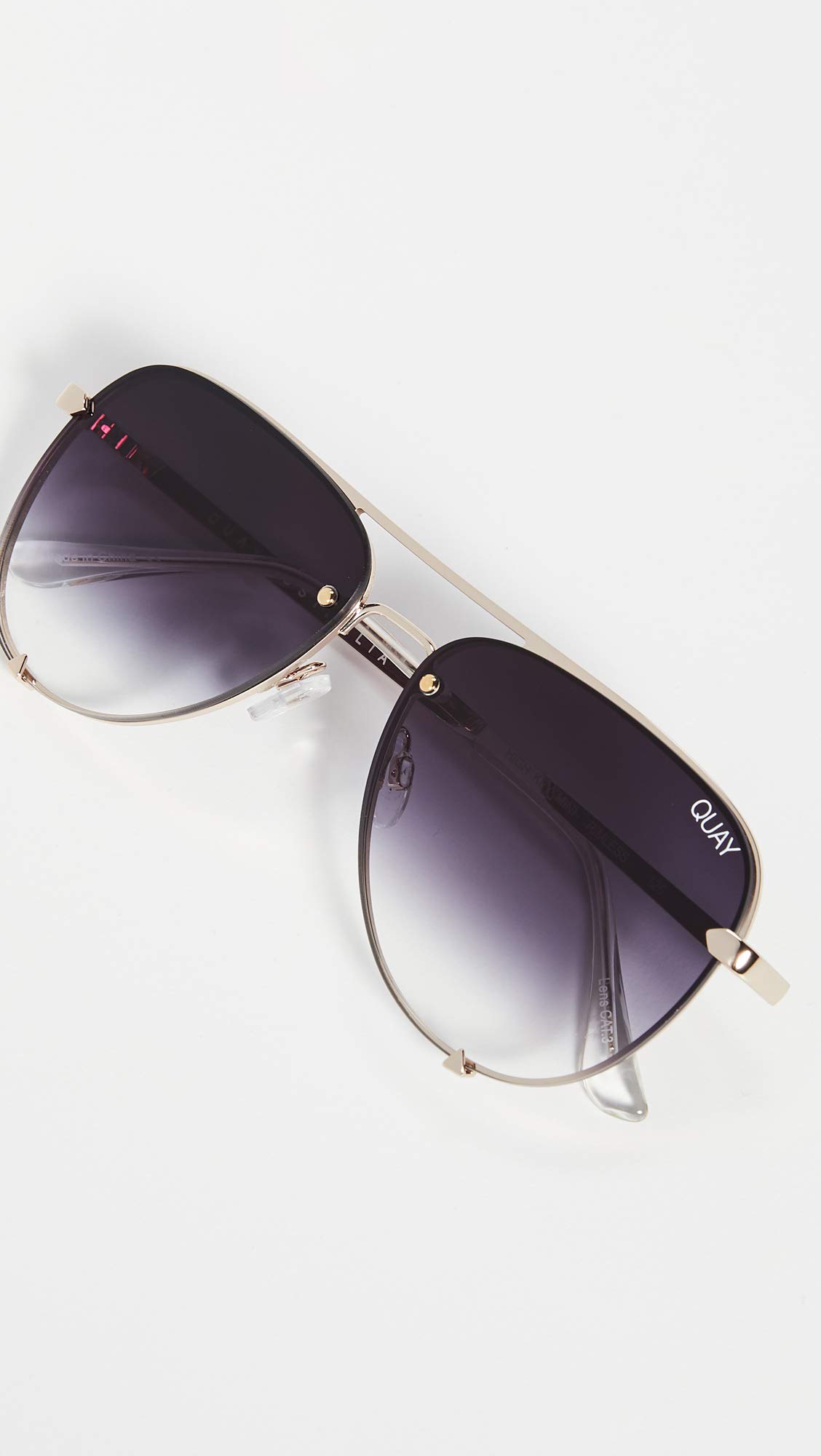 QUAY AUSTRALIA Highkey Mini Rimless Gold/Fade One Size sunglasses womens